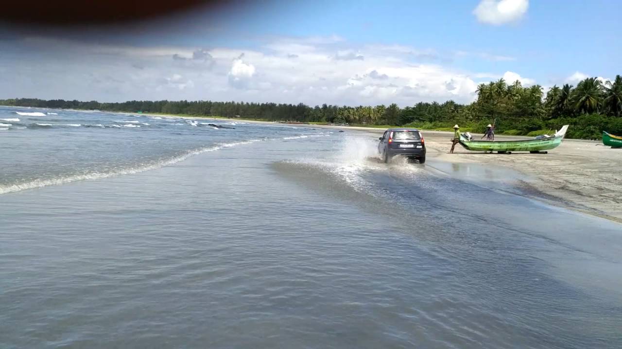 Risky Drive at White Sand,Thikkodi & Payyoli beach, Kozhikode, Kerala ...