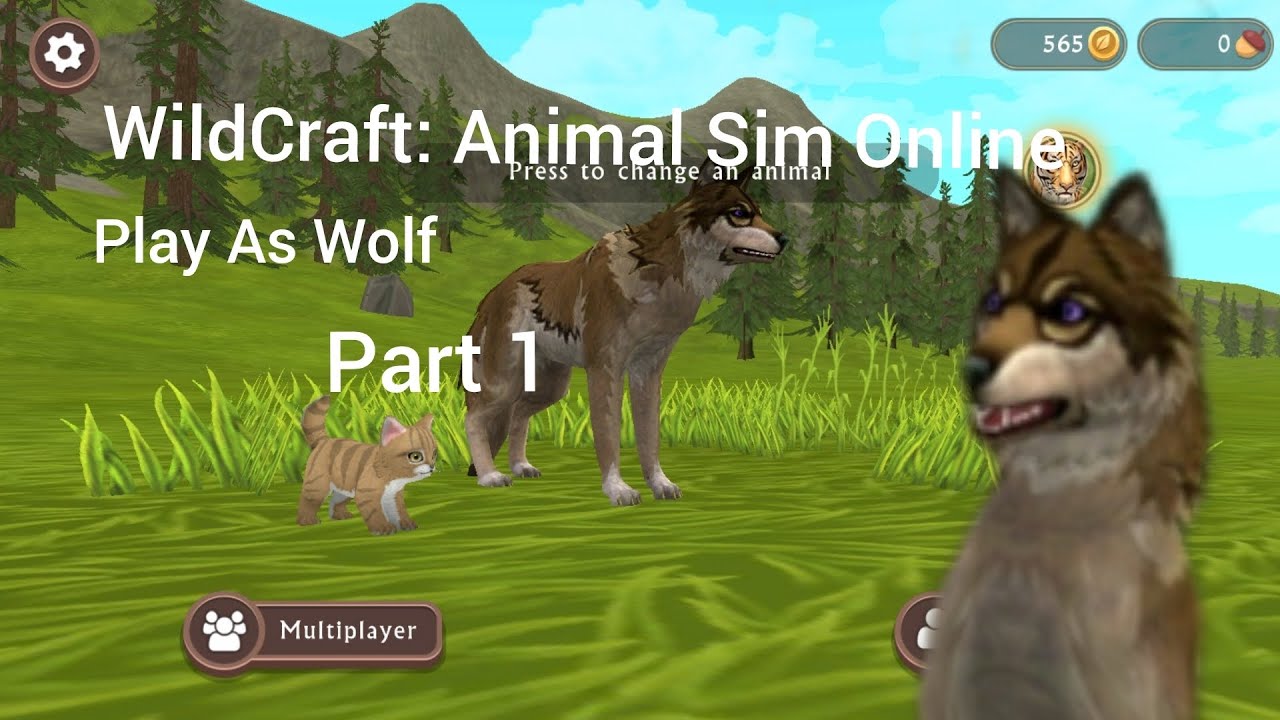 WildCraft: Animal Sim Online Play As Wolf Part 1 - YouTube