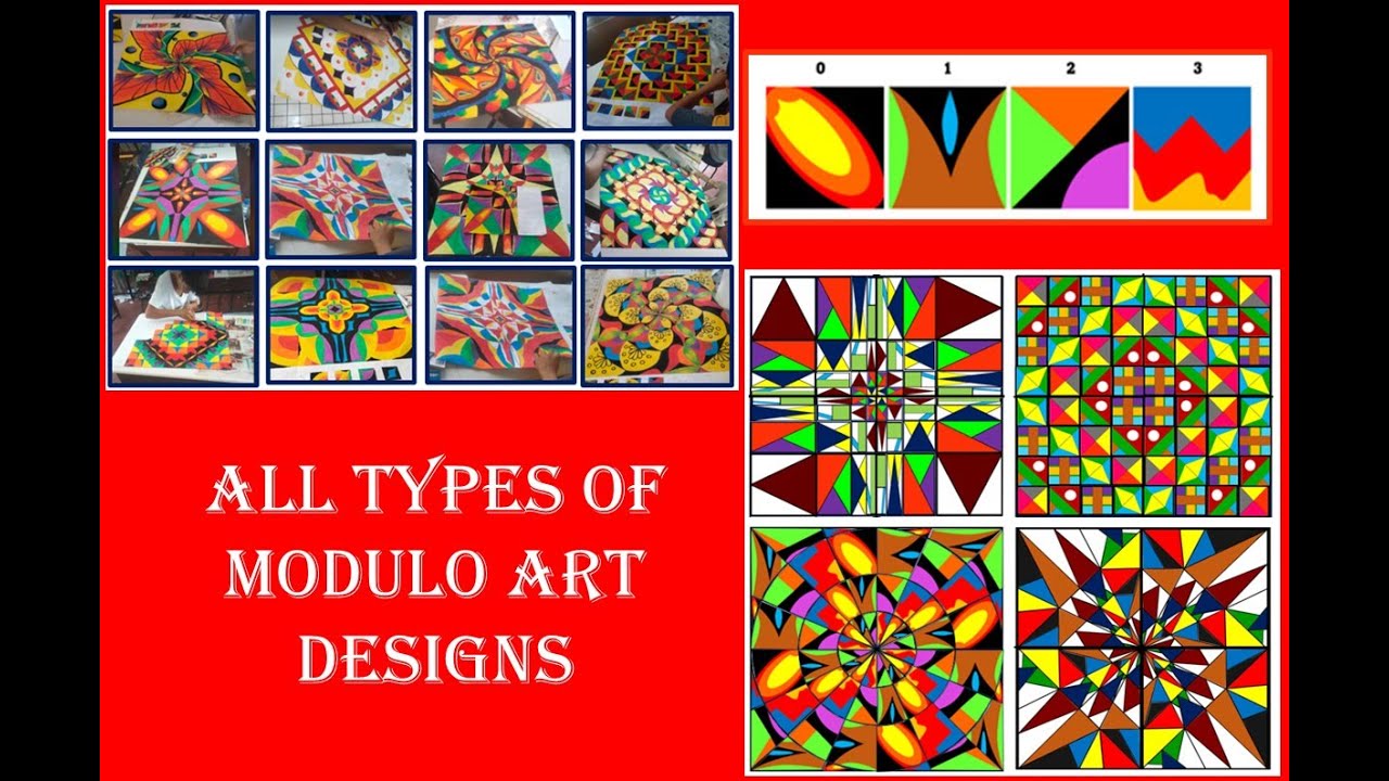 Lahat ng Modulo art designs paano gawin from coach Eldon - YouTube