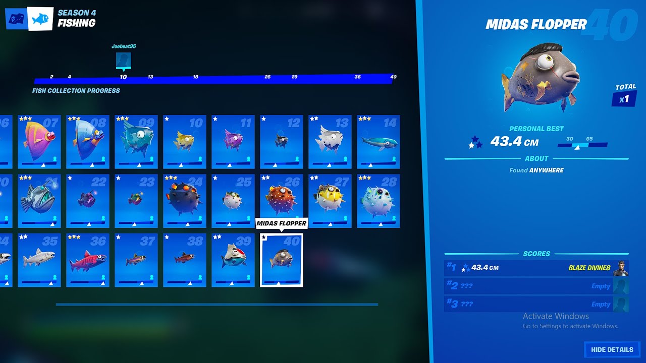 How and Where to Catch Midas Fish/Flopper! | FORTNITE | BLAZE DIVINE ...