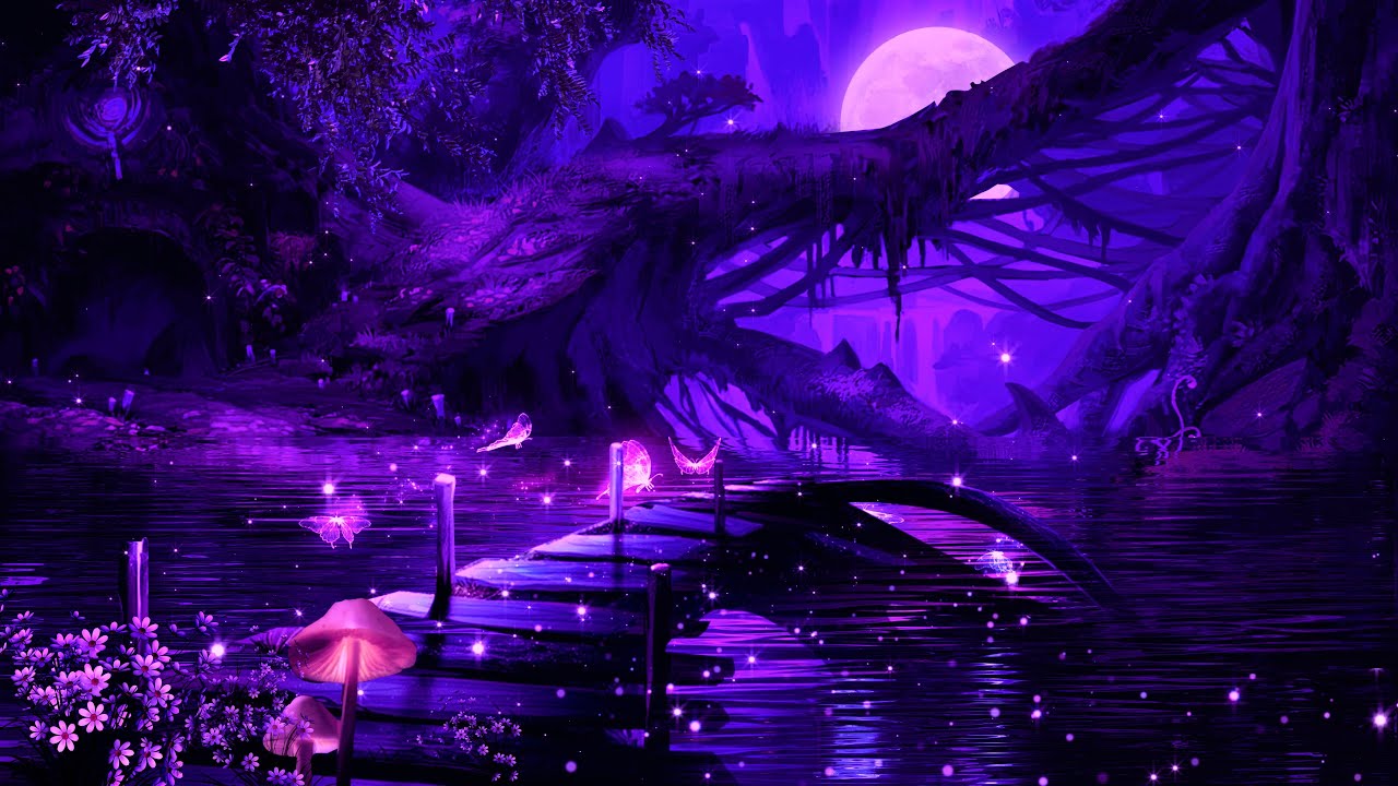 Magical Night 💜 Ethereal Sleep Music 🎵 Fall Into Deep Sleep Fast & Easy ...