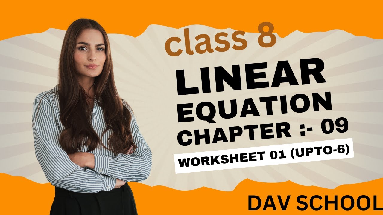 Class 8 Math - Chapter 9 Worksheet 1 | DAV School | Questions 1-6 ...