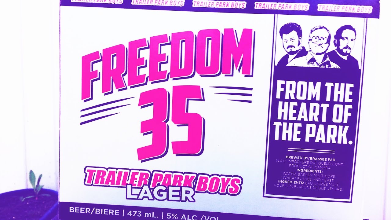 FREEDOM 35 TRAILER PARK BOYS LAGER - YouTube
