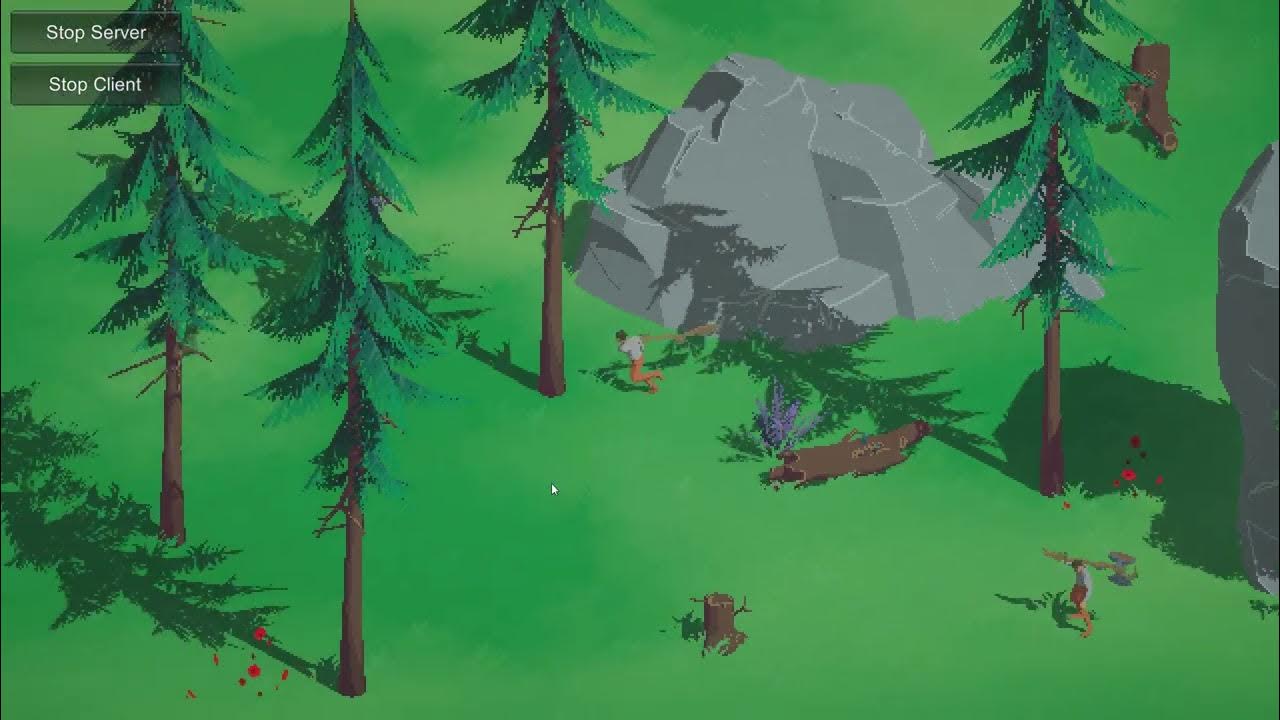 Unity 3D Pixel Art Test - Woodland Scene - YouTube
