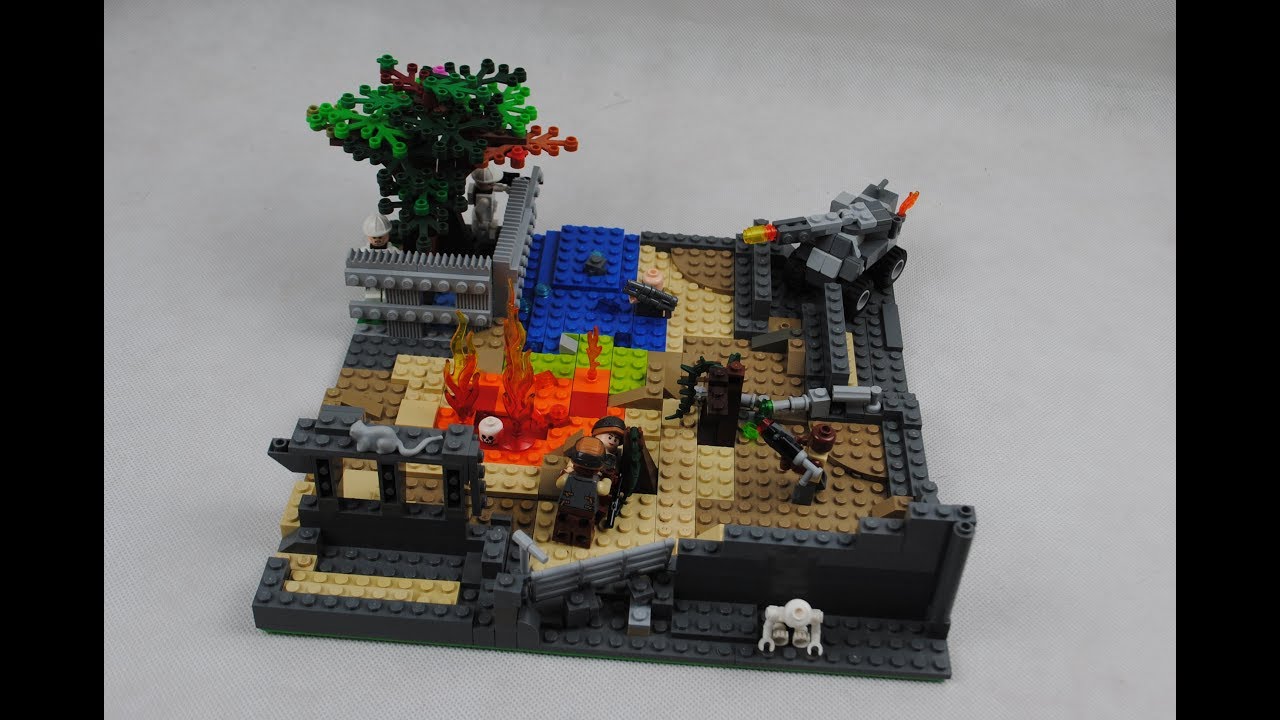 LEGO MOC: The Post Apocalyptic Wasteland - YouTube