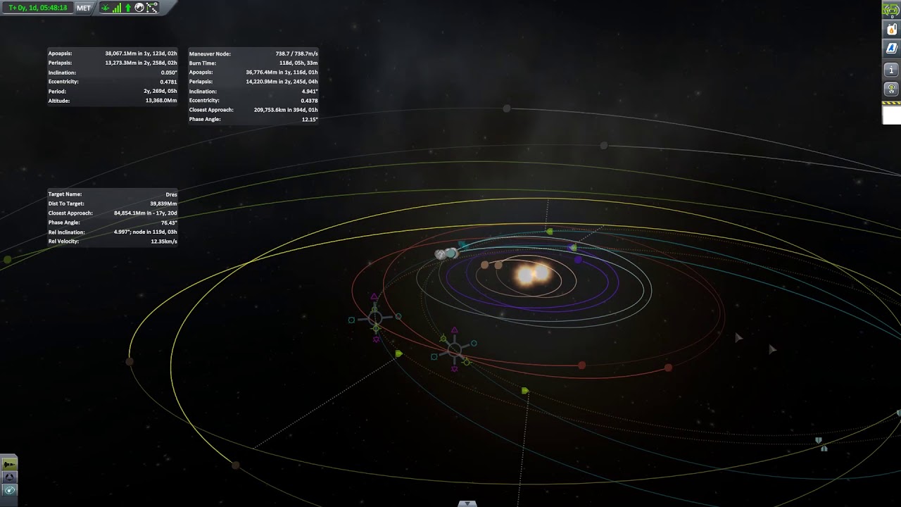 Kerbal Space Program - ComSat to Dres - timelapse - YouTube
