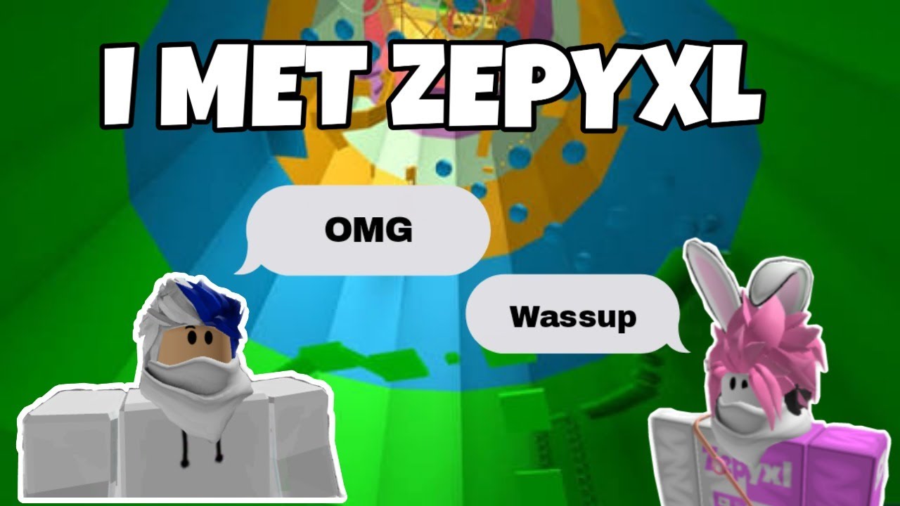 I MET ZEPYXL (WE RACED) | Roblox ~ Tower Of Hell - YouTube