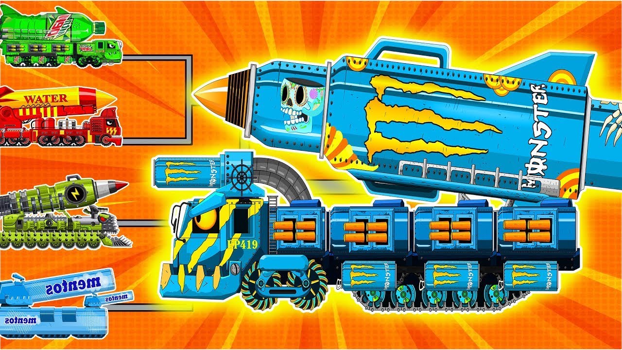 ADVENTURES OF POWERFULL TANK MONSTERS - YouTube