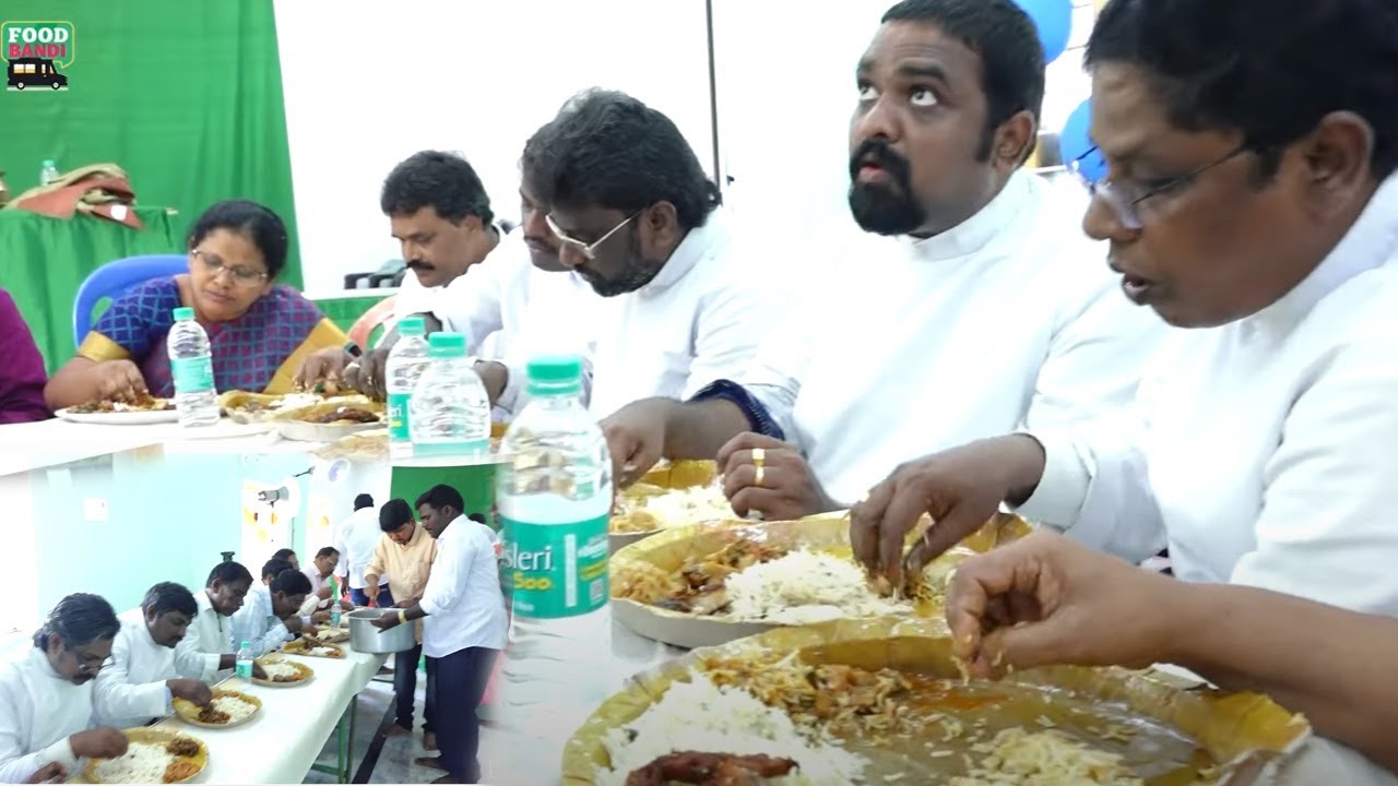 Free Food In Church Opening Ceremony | Food Bandi - YouTube