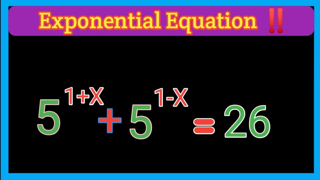 German| Nice Math Olympiad Exponential Solution!! - YouTube