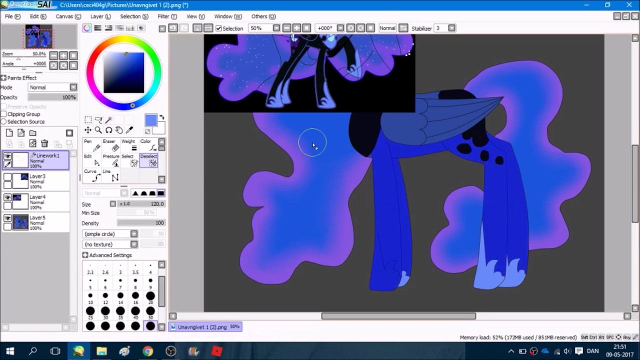 I'm back luna - MLP Speedpaint - YouTube