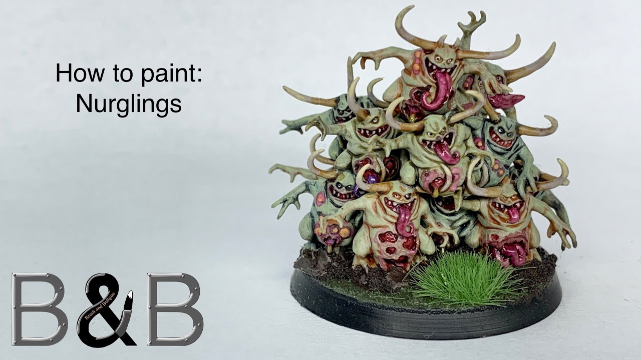 How to Paint Nurglings - YouTube