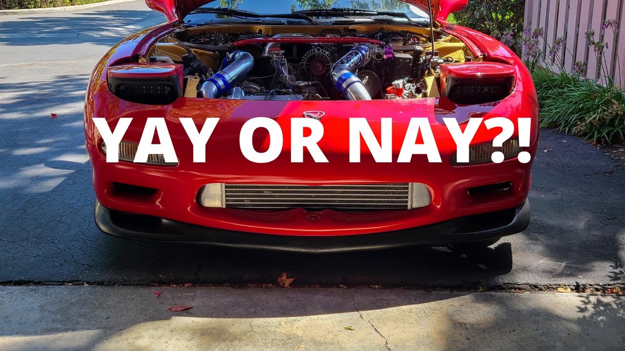 FD RX7 GETS LED BAR HEADLIGHTS! - YouTube