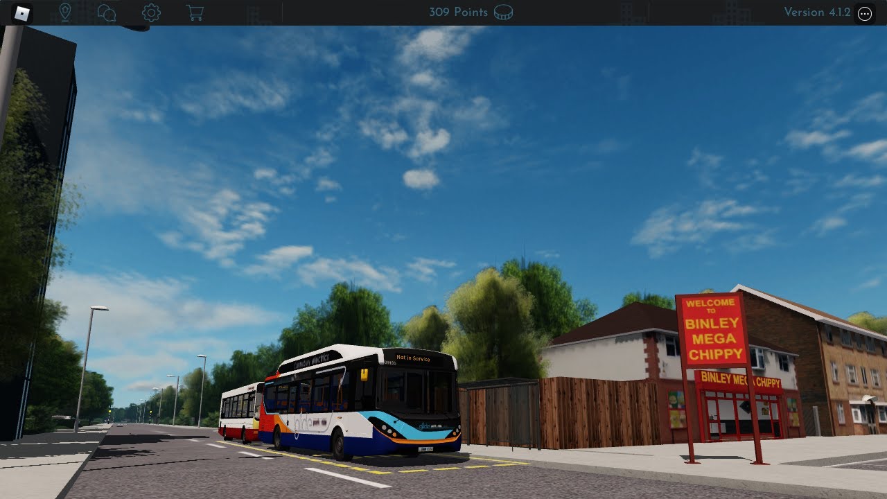 Canterbury Bus Simulator V4.1 Enwrio 200 EV To Binley Mega Chippy ...