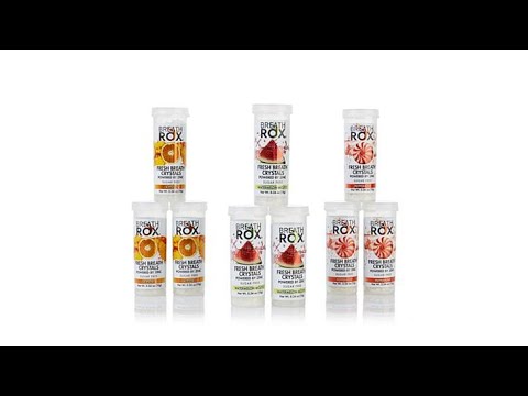 BreathRox Fresh Breath Crystals 9count Variety Pack - YouTube