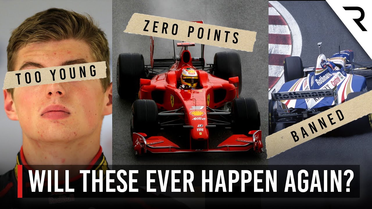 11 weird things that only happened once in F1 - YouTube