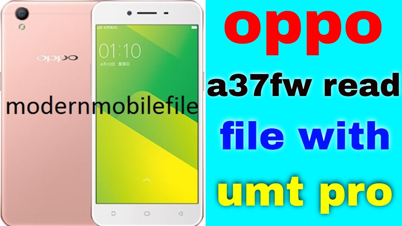 oppo a37fw read file with umt pro - YouTube