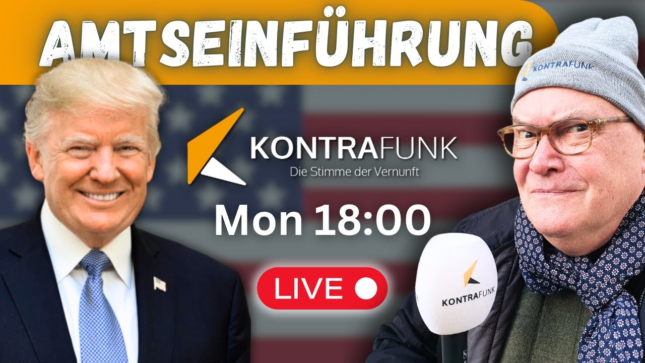 🔴 Live US-Amtseinführung KONTRAFUNK mit Achim Winter - YouTube