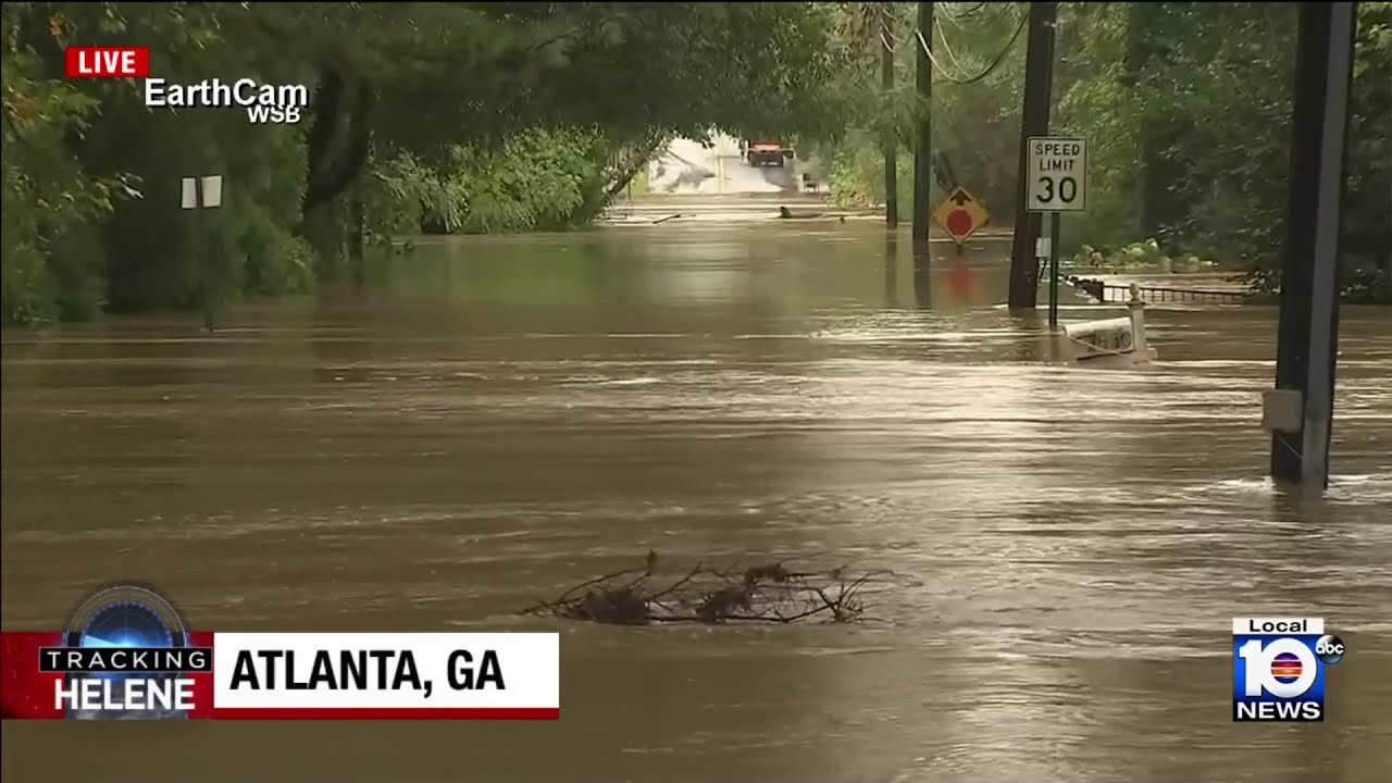 Video shows flooding in Atlanta, Ga. - YouTube