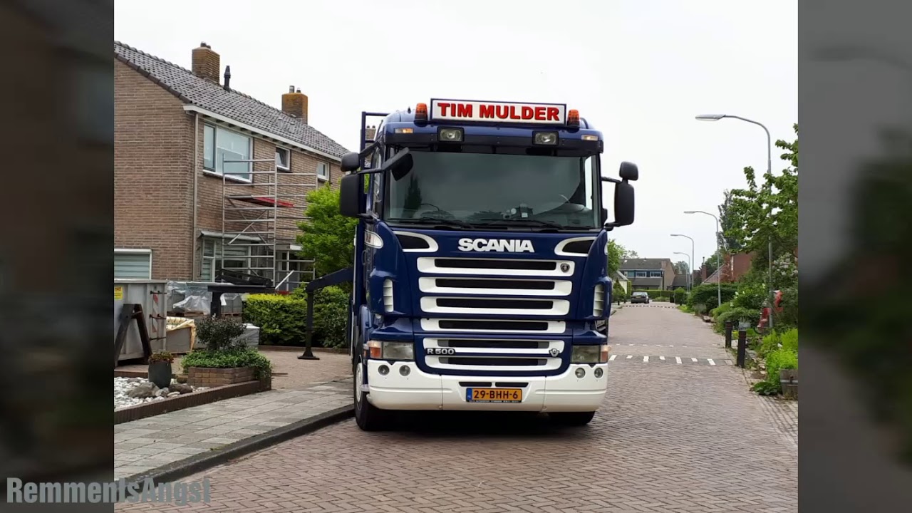 (Tim mulder transport) R500 V8 SOUND - YouTube