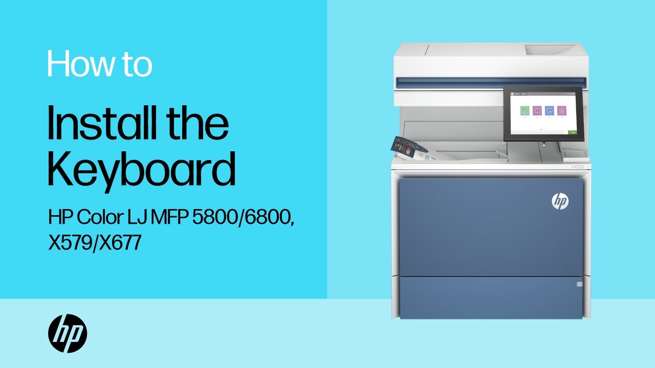 HP Color LaserJet Enterprise MFP 5800, 6800, X57945, X677 - Removal and ...