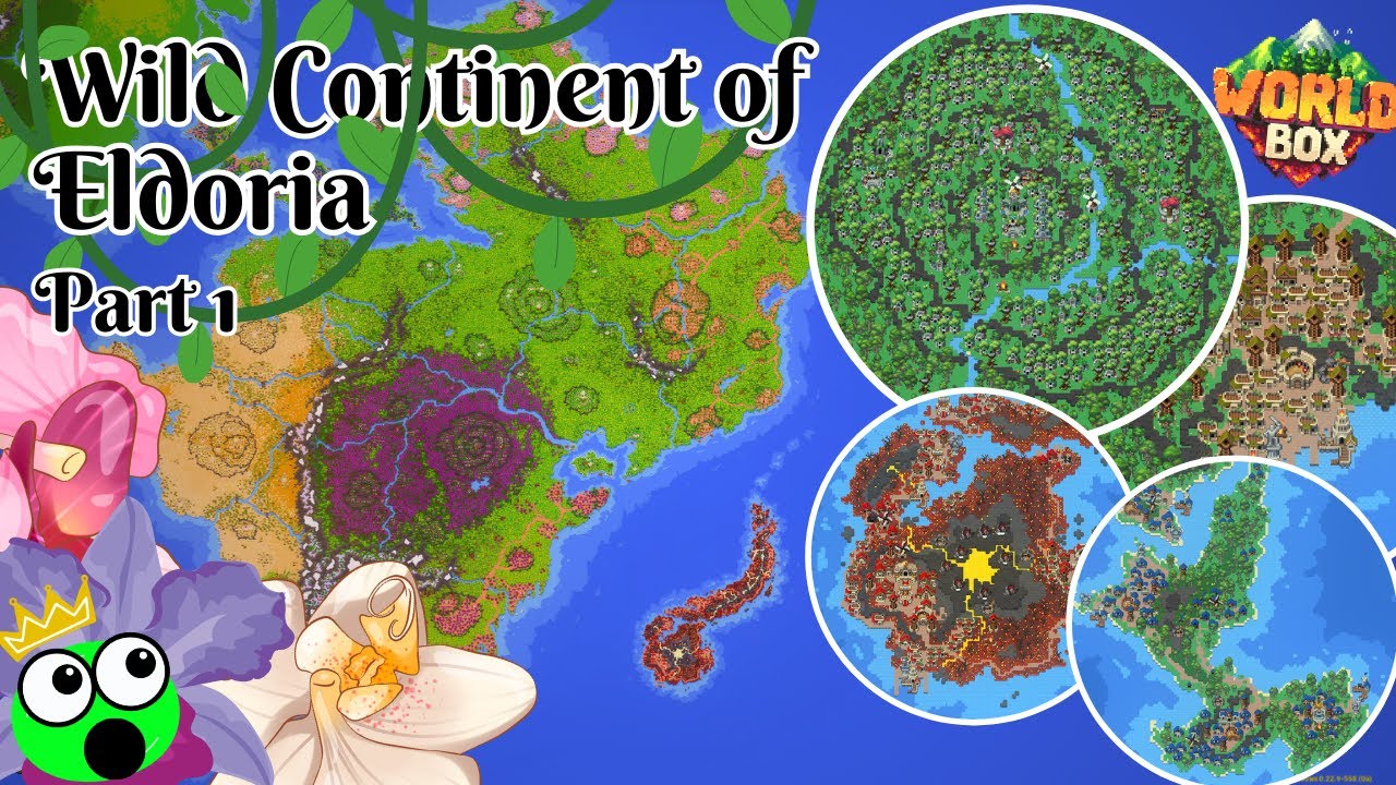 Eldoria, The Wild Continent (Custom Cities Timelapse) Part 1. - YouTube