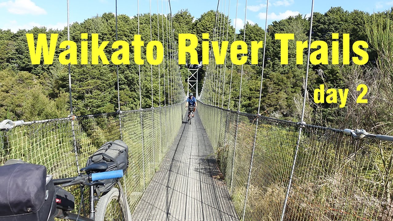 Waikato River Trails day 2 - YouTube