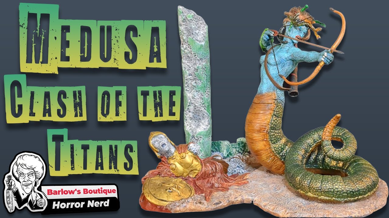 Medusa Vinyl Model Kit from Clash Of The Titans - YouTube