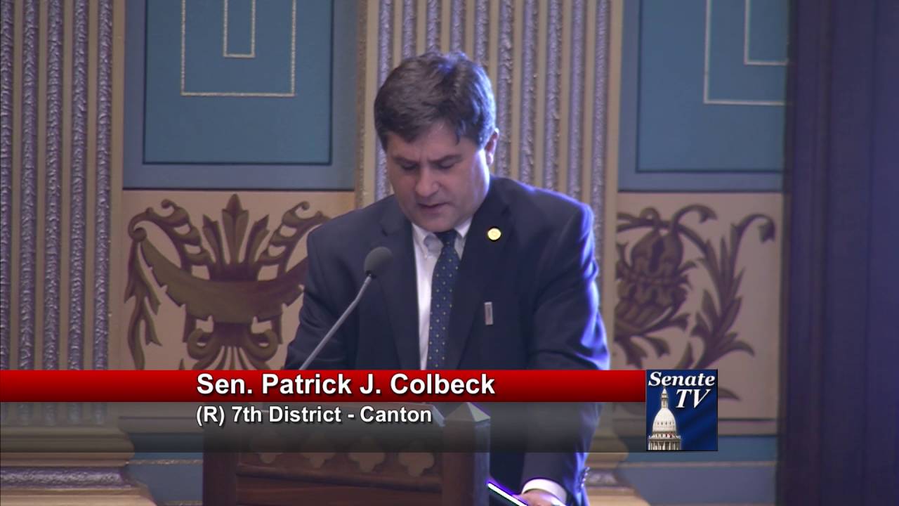 Sen. Colbeck welcomes Air Force veteran Edward Haggerty to the Michigan ...