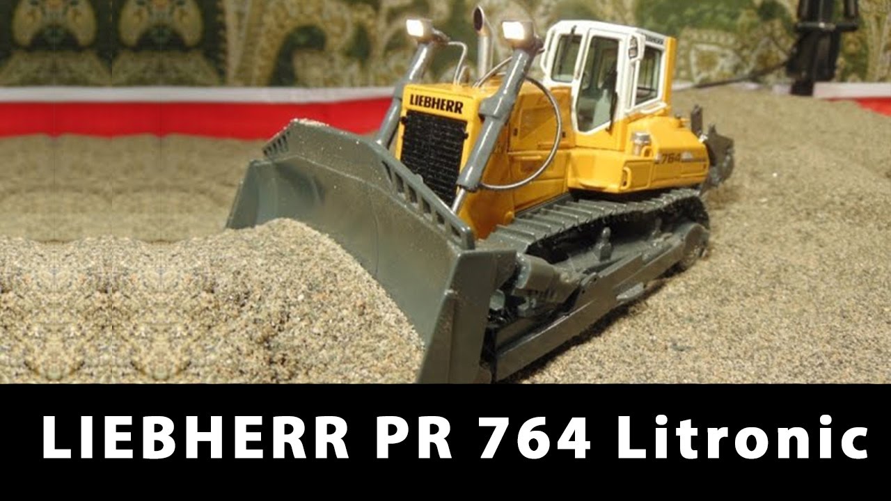 RC Bulldozer LIEBHERR PR 764 Litronic. Электрификация масштабных ...