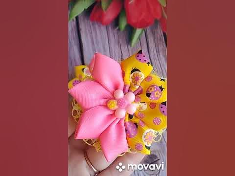 Яркие бантики🎀🎀🎀для маленьких принцесс 👸👸👸 - YouTube
