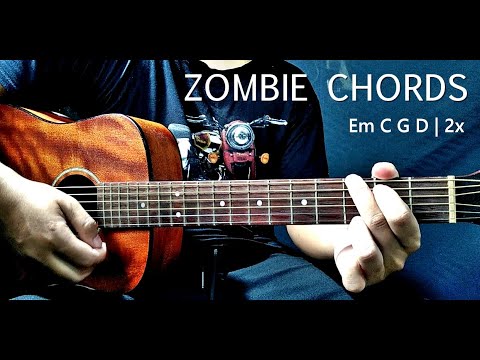 HOW TO PLAY Zombie The Cranberries Chords & Strumming Pattern - YouTube