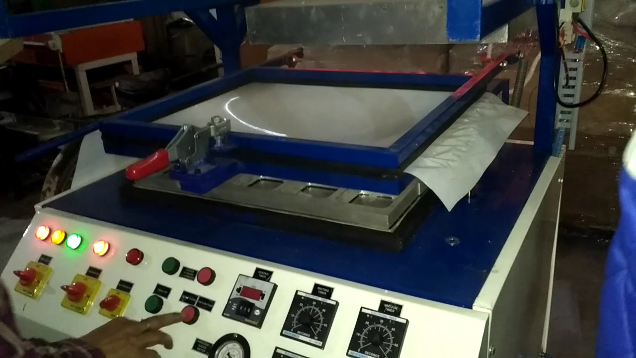 THERMOCOL CUP PLATE MAKING MACHINE - YouTube