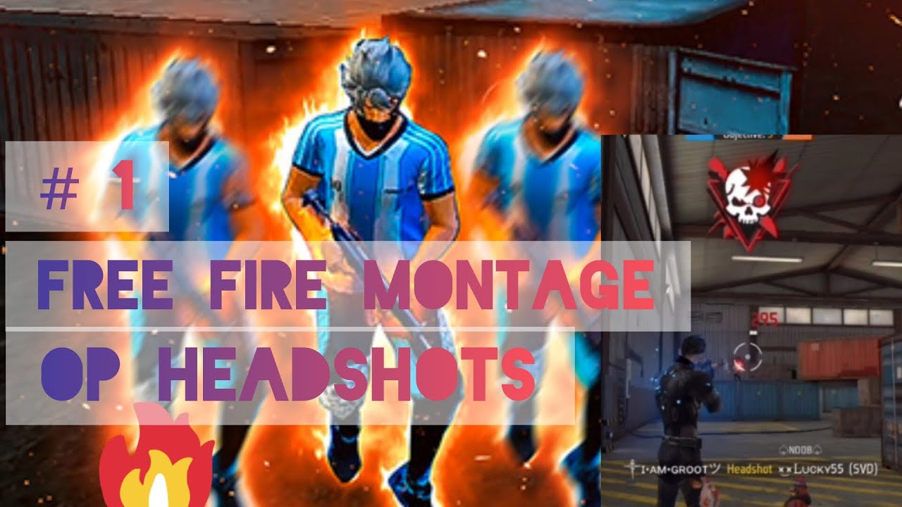 Free Fire Montage | op headshots | groot 🔥| - YouTube