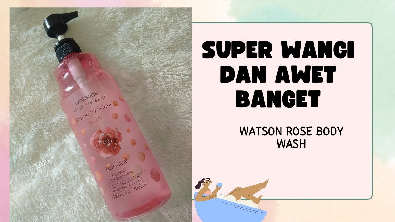 Watson Body Wash - Rose | sabun murah isi seliter 😱 - YouTube