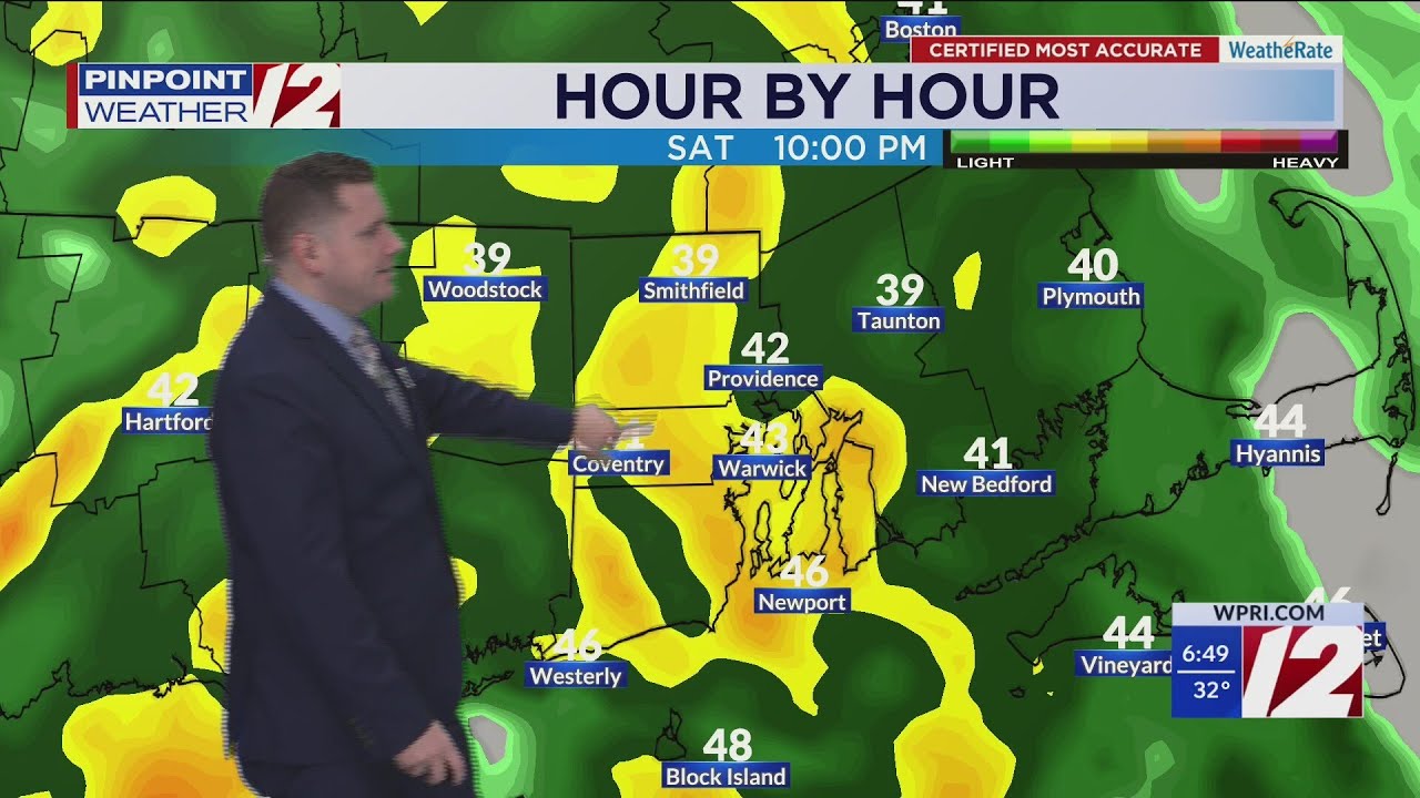 WPRI 12 Weather Forecast 11/15/25: Dry, Chilly Today; Rain Likely ...