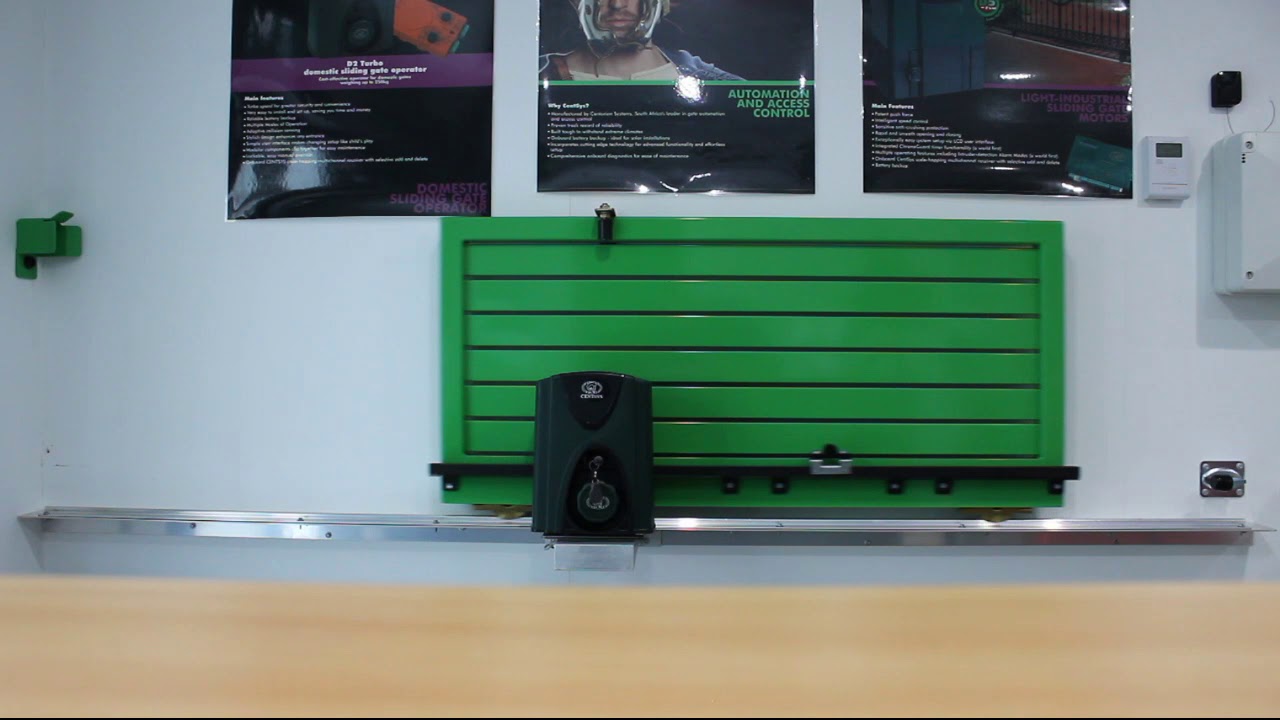 Centsys D2 Turbo - Sliding Gate Motor -- Action Auto Door - YouTube