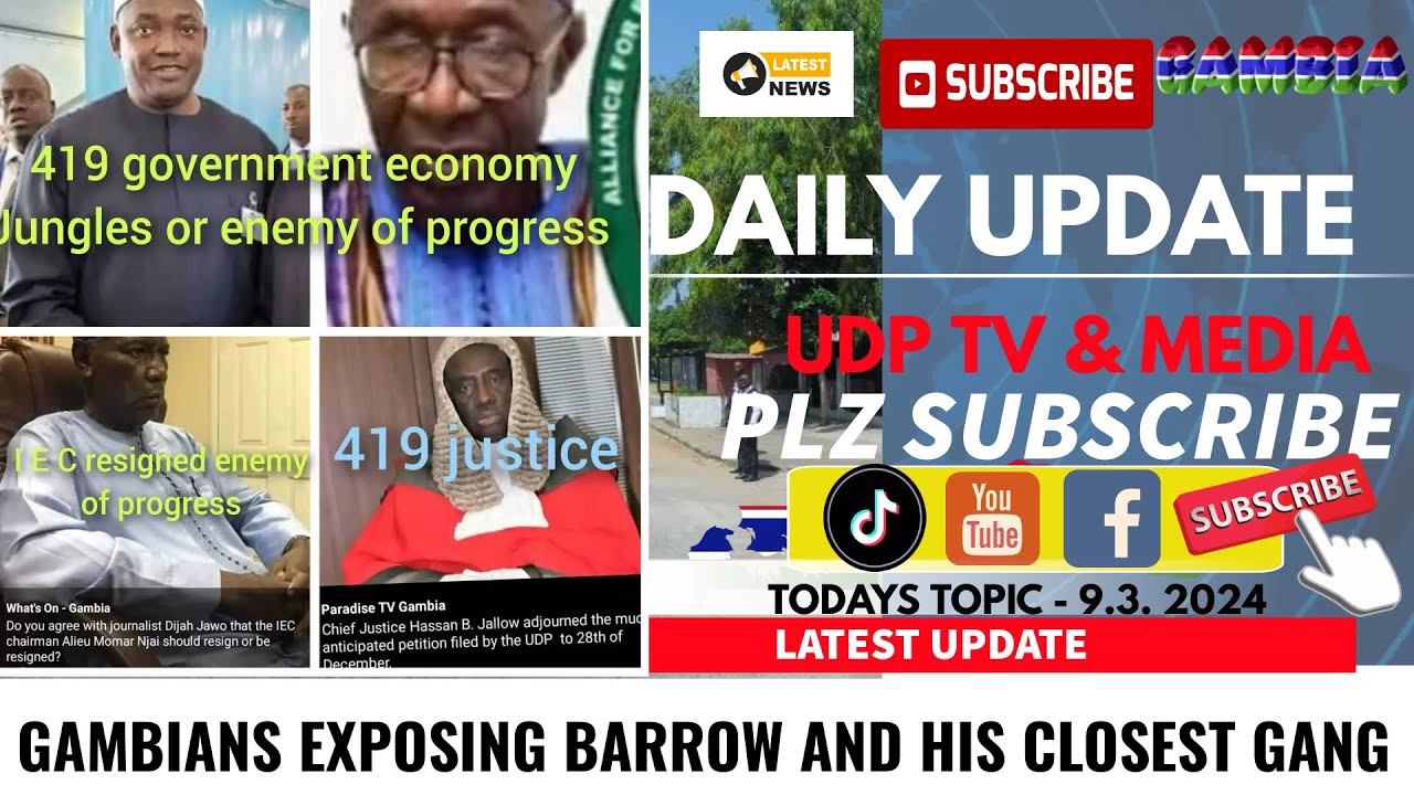 GAMBIANS EXPOSING BARROW AND HIS CLOSEST GANG - YouTube