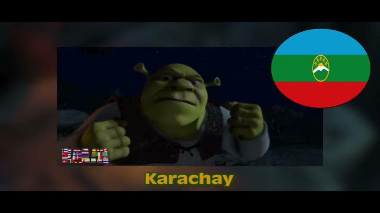 Shrek - A Big Stupid Ugly Ogre (Multilanguage) - YouTube