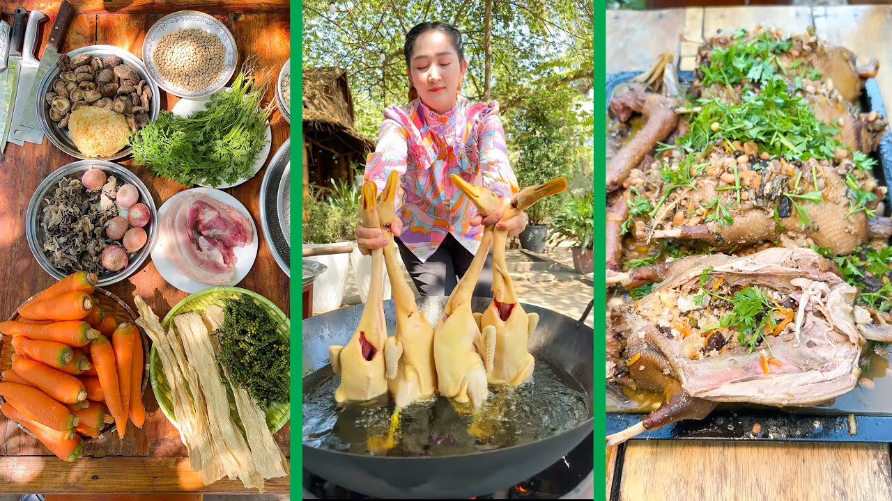 Duck recipe that every chef must cook | 4 Ducks cooking Delicious by ...