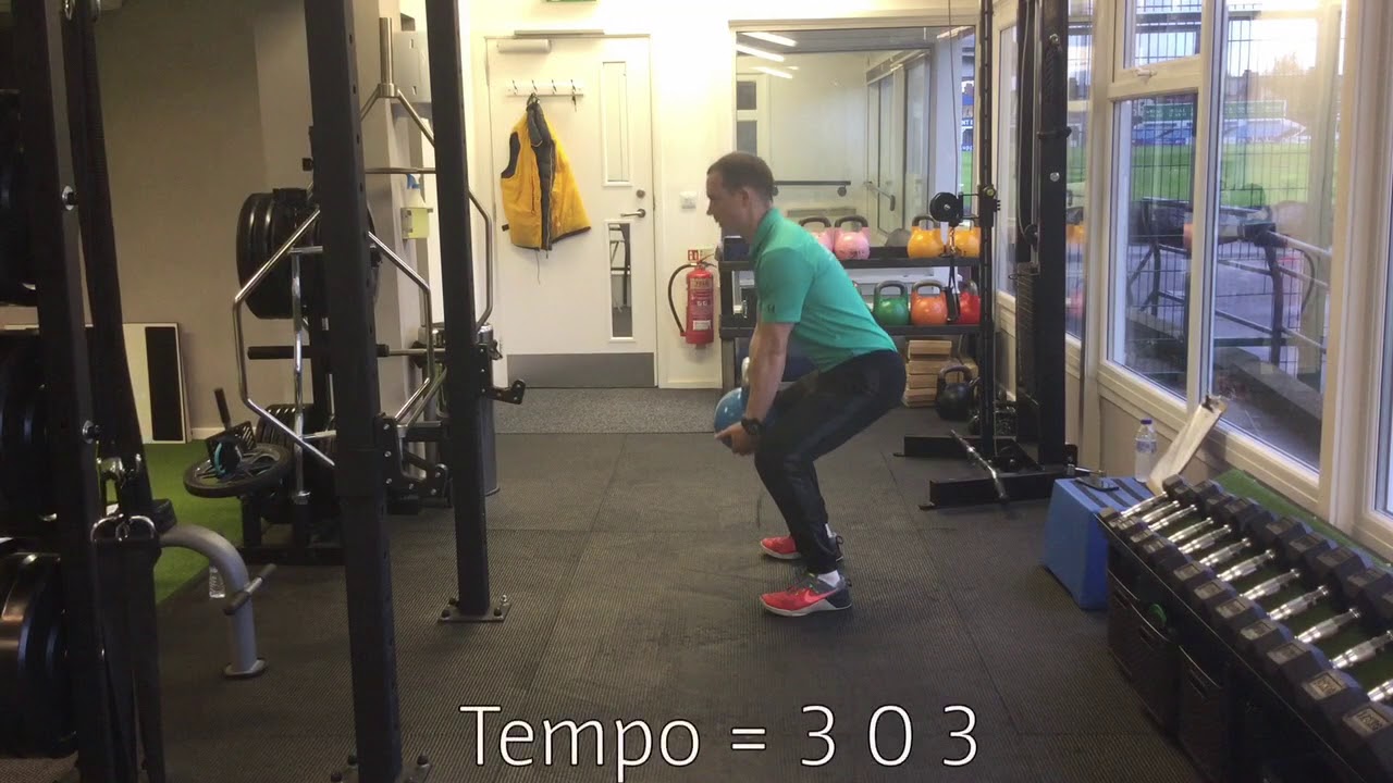 Tempo Squat (Potato Sack Squat) - YouTube