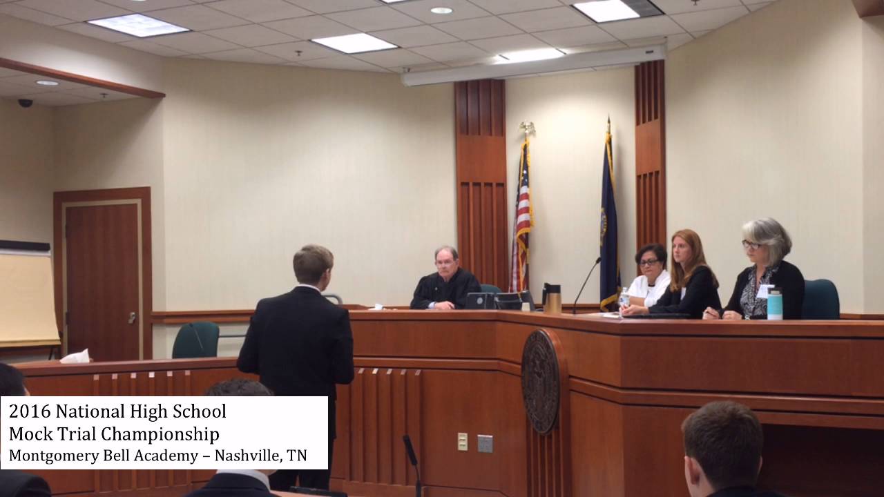 2016 National High School Mock Trial Championship (Boise, Id) - Round 4 ...
