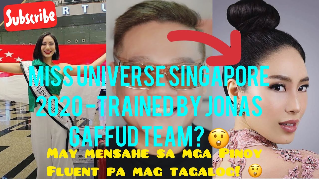 MISS UNIVERSE SINGAPORE 2020 - TRAINED BY JONAS GAFFUD TEAM?😲 | ANG ...