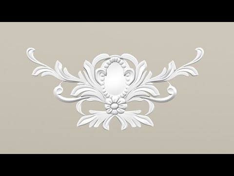 HOW TO MAKE DECORATION IN PLASTER IN AUTOCAD - YouTube