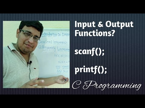 Input & Output Functions ??? | scanf() ??? | printf() ??? | C programming PART 11 - YouTube