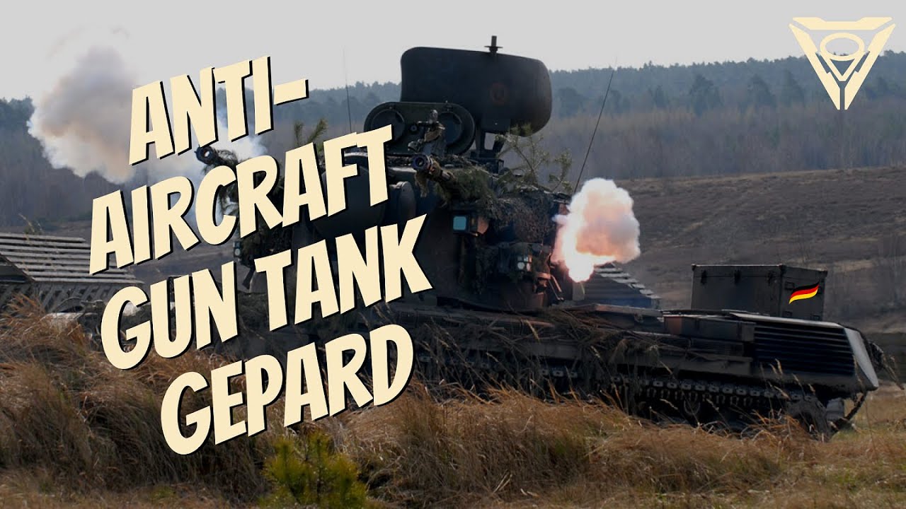 Anti-aircraft gun tank Gepard | Outside Views Military - YouTube