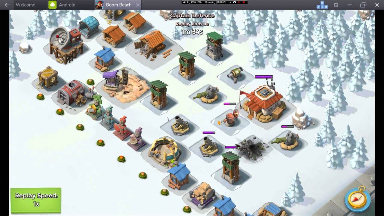 Boom Beach HQ 11 Base Design Version 2 - YouTube