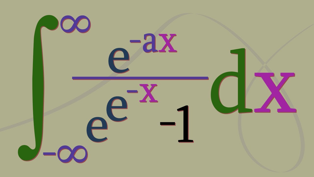 This integral represents some closed form - YouTube
