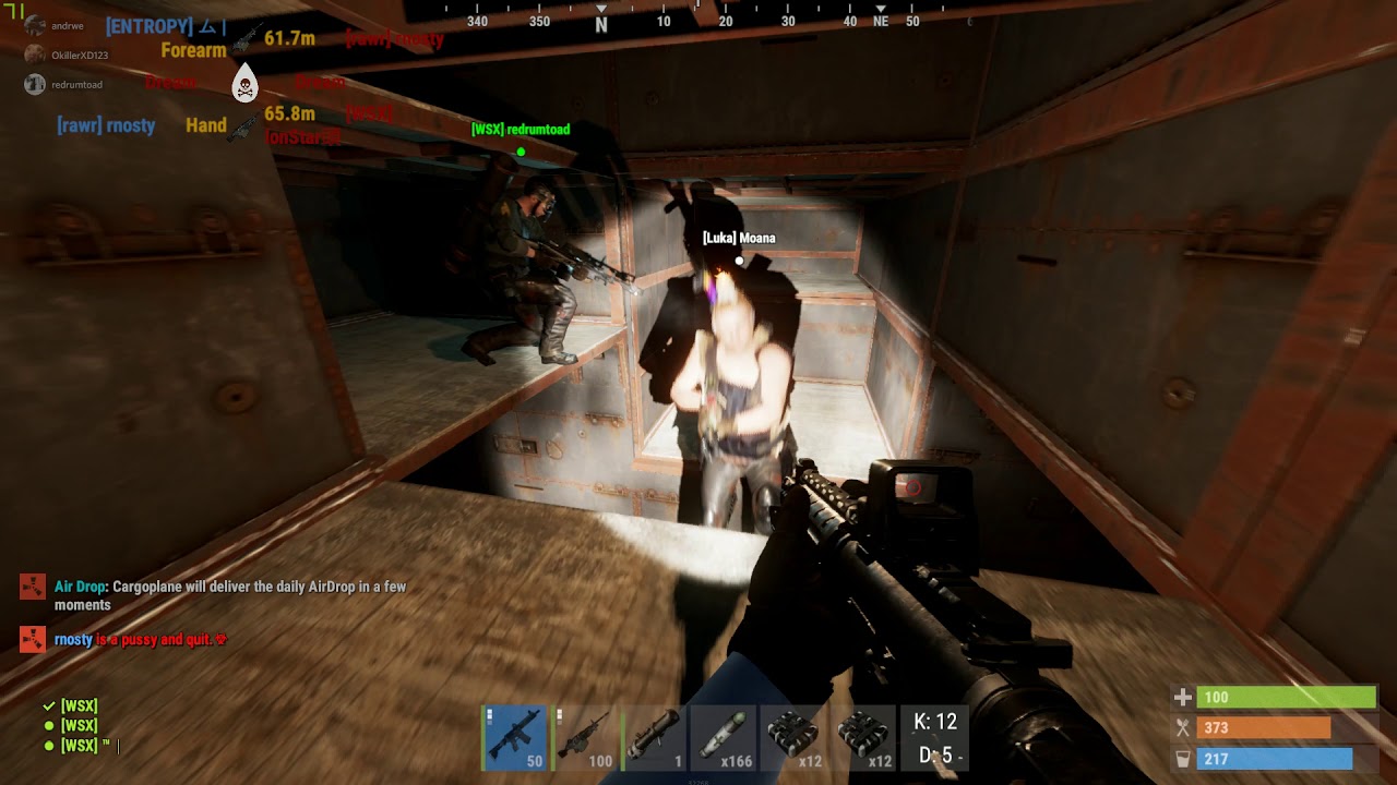 RUST Hacker on this server D: - YouTube