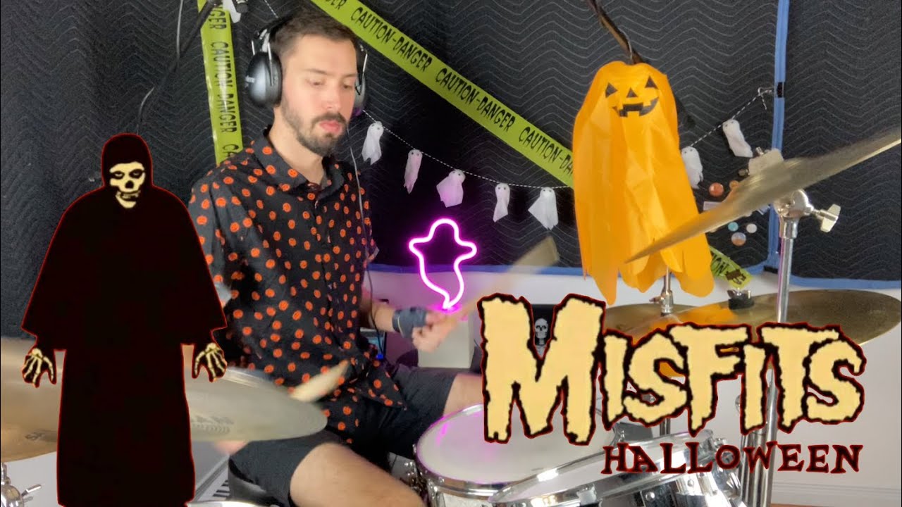 Misfits - Halloween (Drum Cover) - YouTube